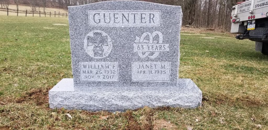 Upright Memorials - Lunger Monument